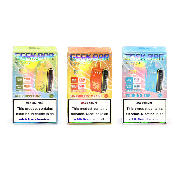 Geek Bar Pulse Vape Disposable | Geek Bar 7500 - 15000 puffs | Cheap ...