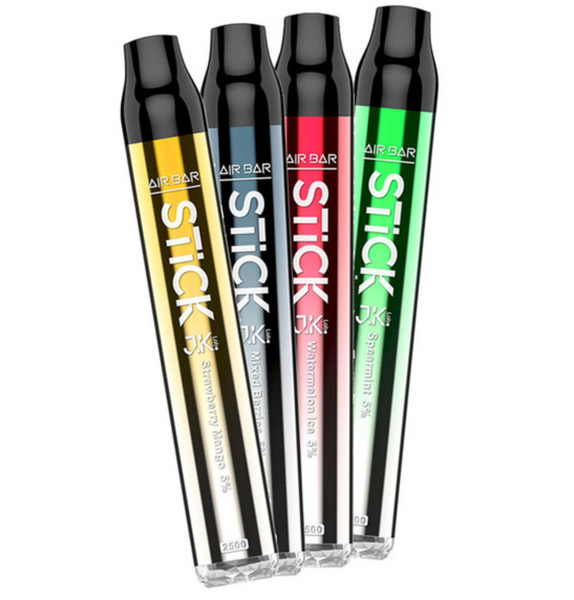 Air Bar Stick 2500 Disposable Vape | Powered by JK | AirBAR Stick Vape ...