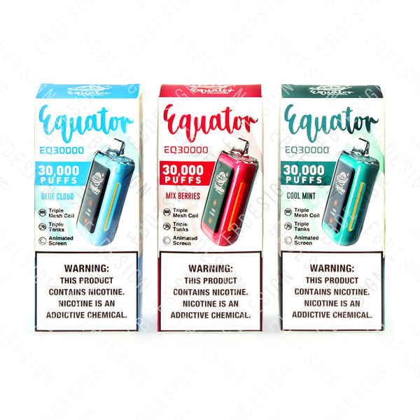 Equator EQ30000 Disposable Vape | Equator 30000 puffs | Equator Vape ...
