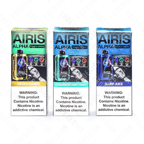 AIRIS Alpha Touch 20000 puffs Disposable Vape | 17.99 | Airis Alpha ...