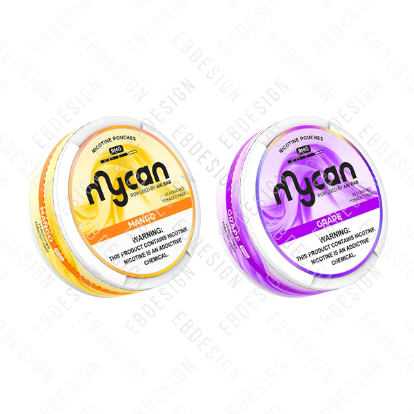 MyCan Nicotine Pouches – Smoke-Free & Tobacco-Free 6mg & 9mg – EBDesign
