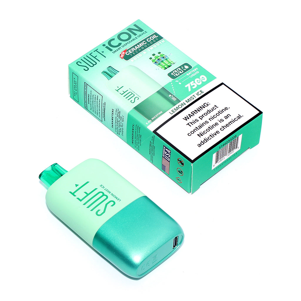 SWFT iCON 7500 Puff Disposable Vape | Shop SWFT iCON Smart Ecig – EBDesign