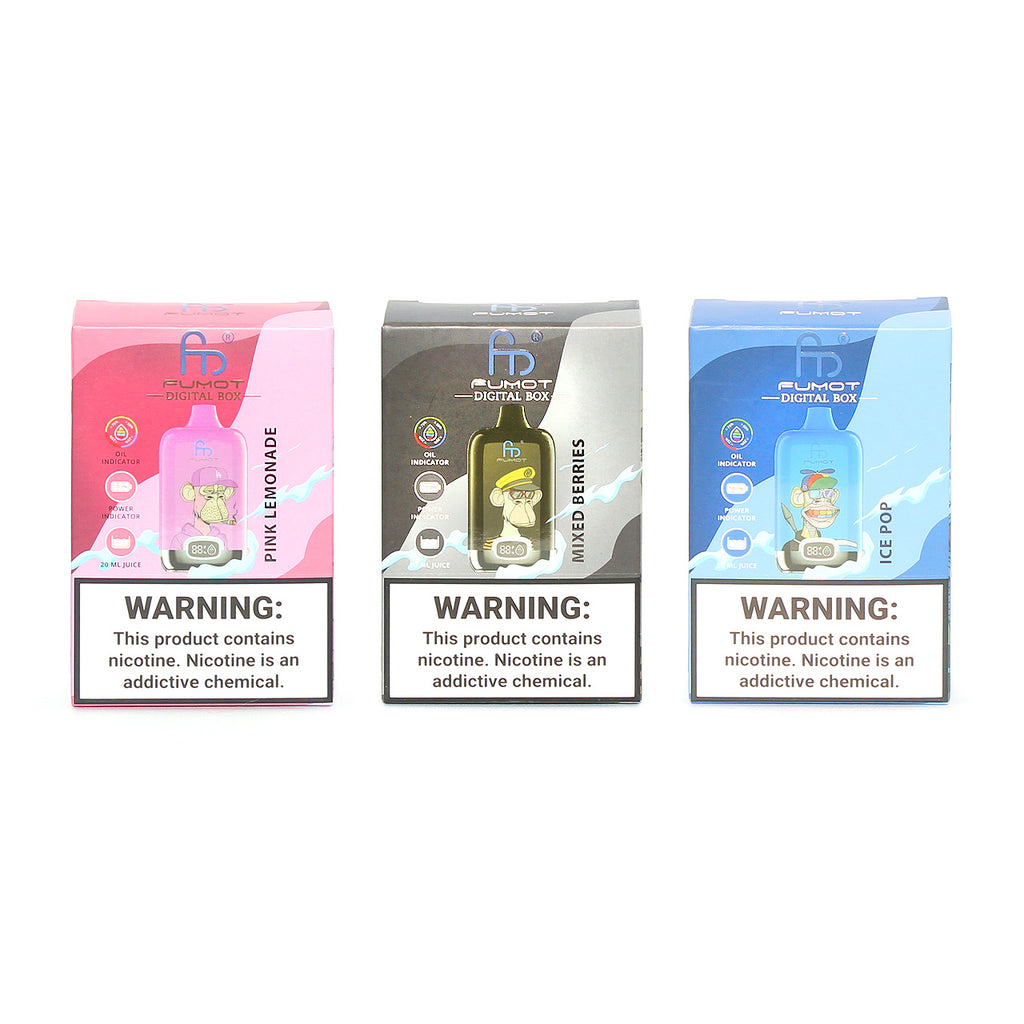 Fumot Digital Box 12000 Vape Disposable | Fumot Digital Box by RandM ...
